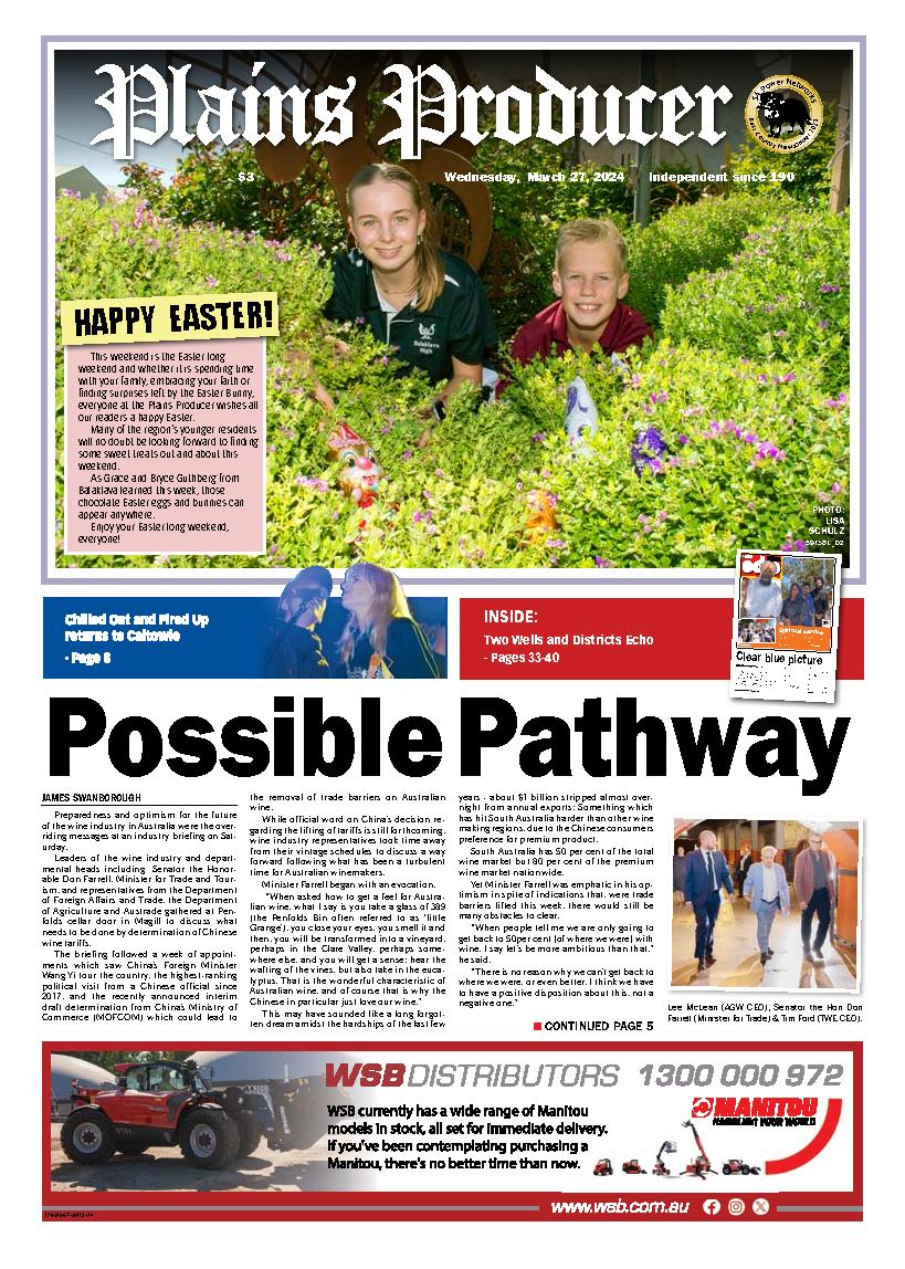 Plains Producer - 27th March 2024 | Plains Producer