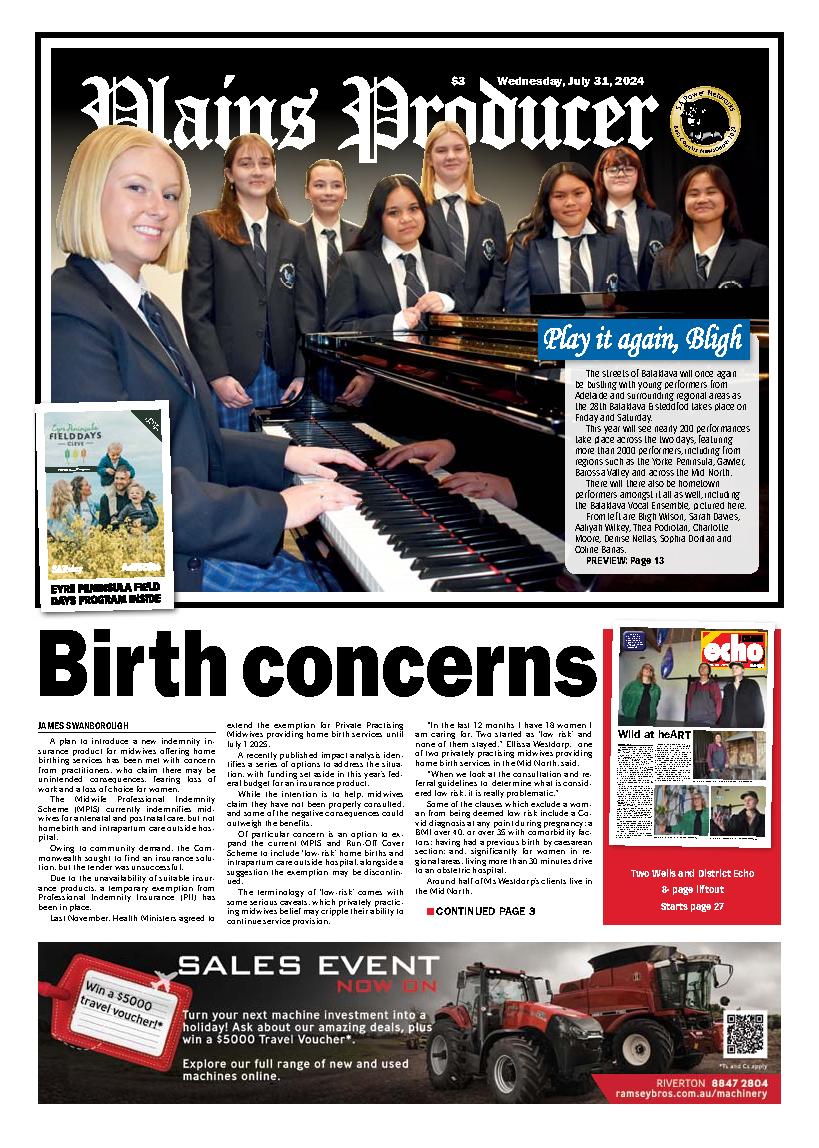 The Plains Producer - 31st July 2024 | Plains Producer