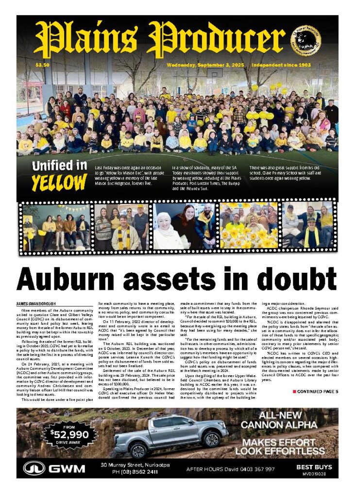 The Plains Producer - 3rd September 2025 | Plains Producer
